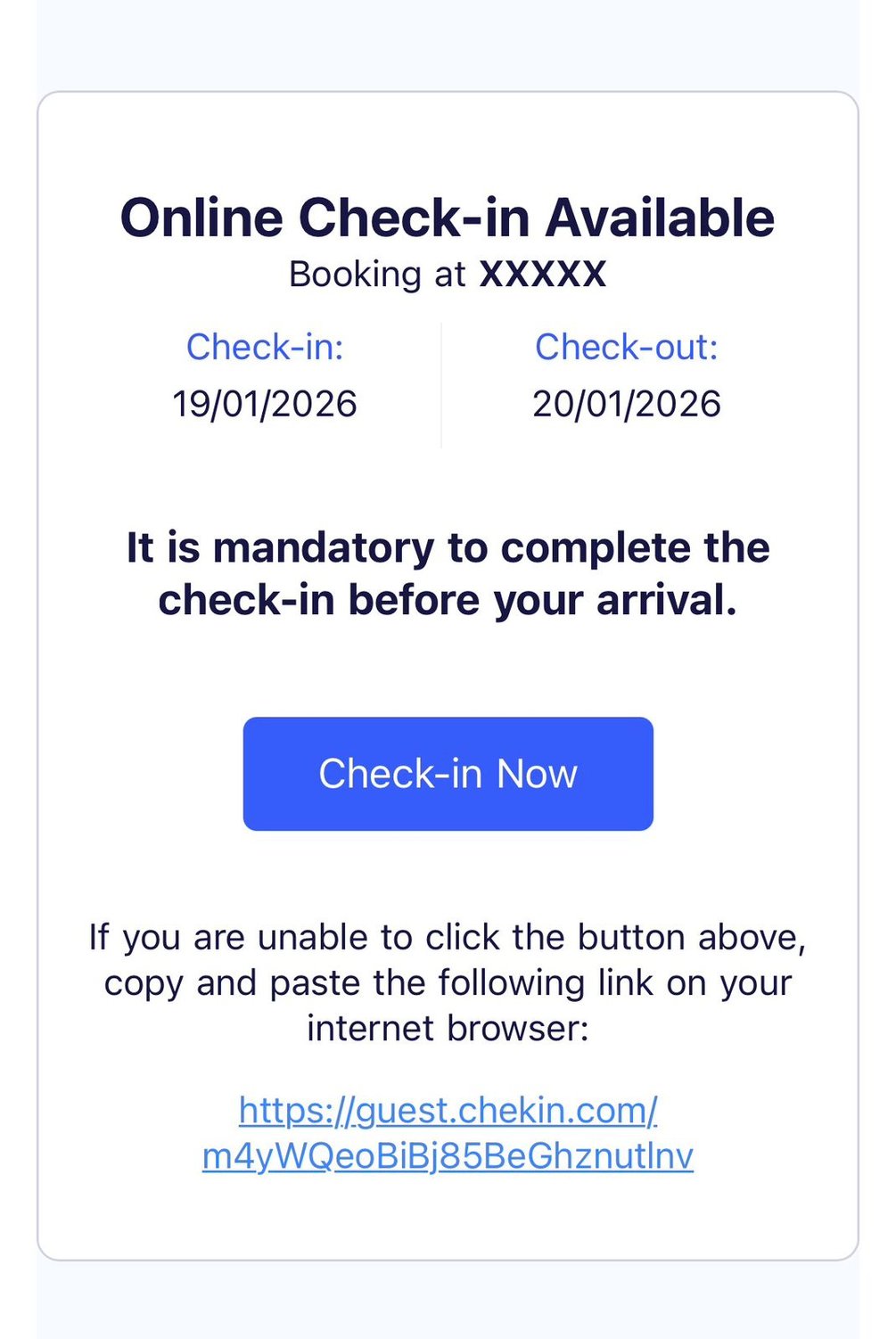 Check-in Online
